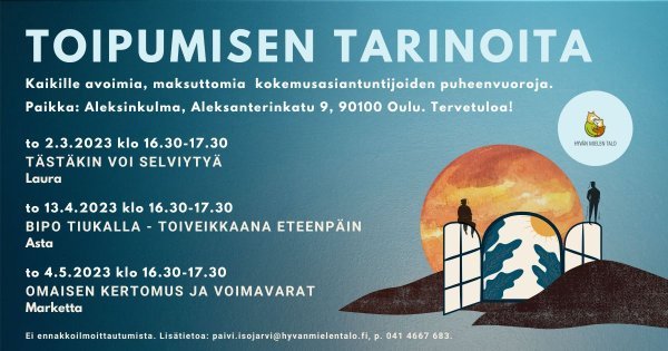 Omaisen kertomus ja voimavarat - Hyvän mielen talo